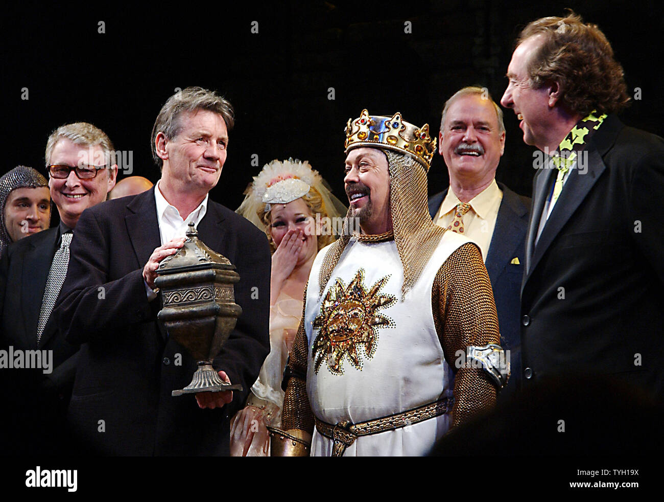 (left to right) Director Mike Nichols looks on as Monty Python member ...