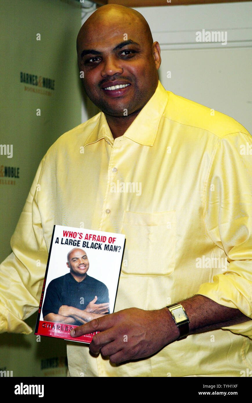 Charles Barkley signs copies of his new book "Who's Afraid of a Large ...