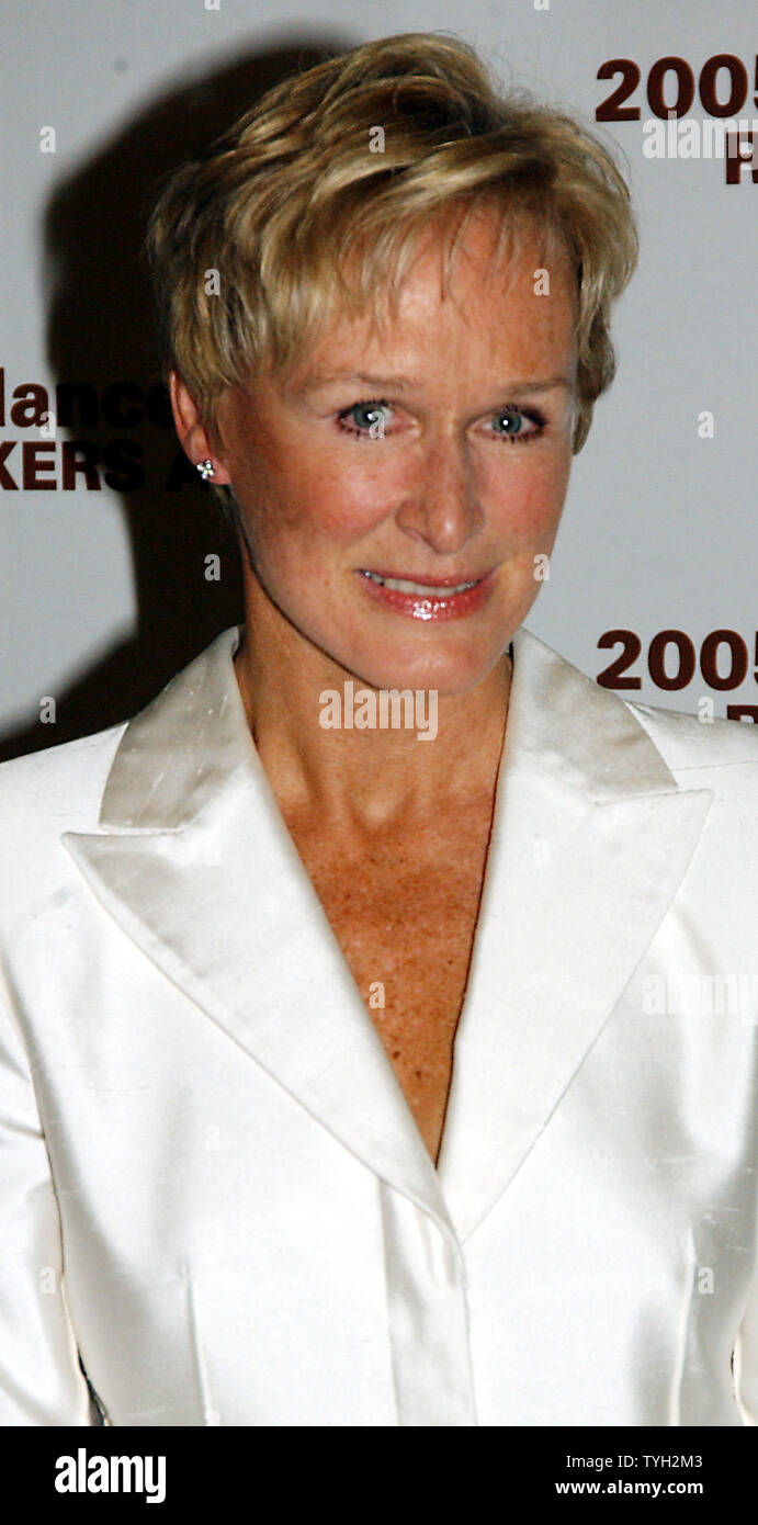 Actress Glenn Close poses for the media at the April 21, 2005 Sundance ...