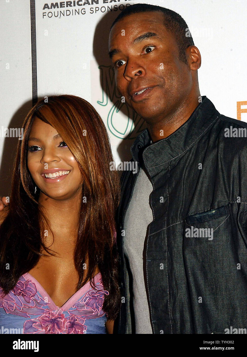 Actress, singer Ashanti poses with co-star David Allen Grier at the ...