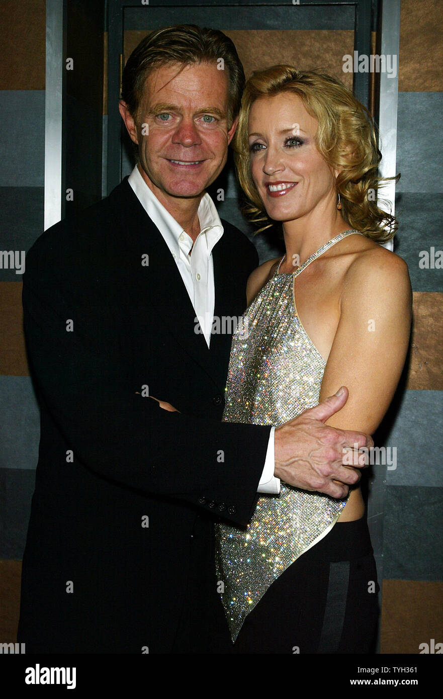 Felicity Huffman and husband William H. Macy arrive for the Atlantic Theater Company's 20th ...