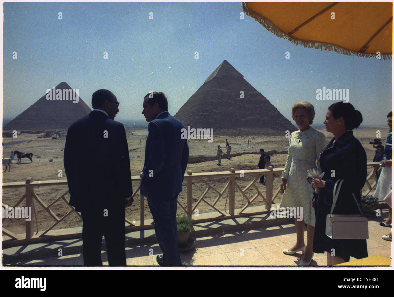 Mrs anwar sadat hi-res stock photography and images - Alamy