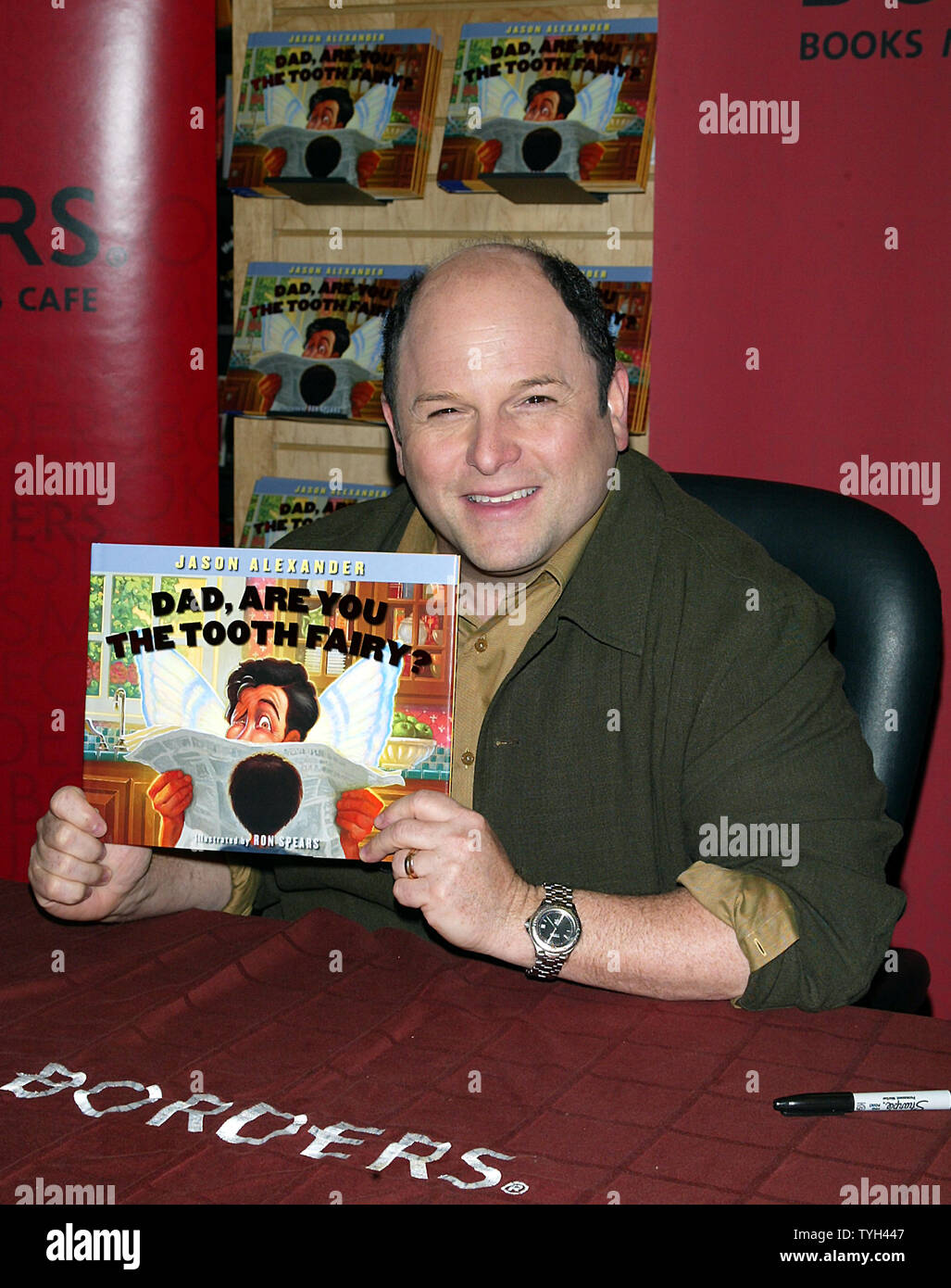 Jason Alexander signs copies of his new book "Dad, Are You The Tooth ...