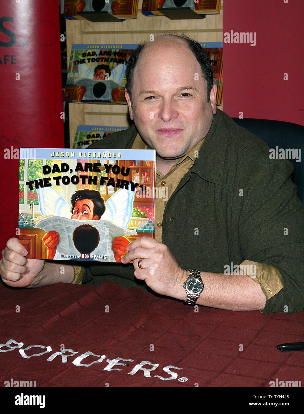 Jason Alexander signs copies of his new book "Dad, Are You The Tooth ...
