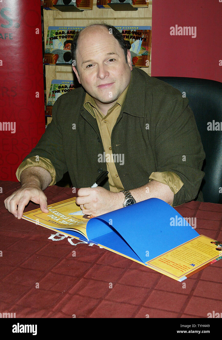 Jason Alexander signs copies of his new book "Dad, Are You The Tooth ...