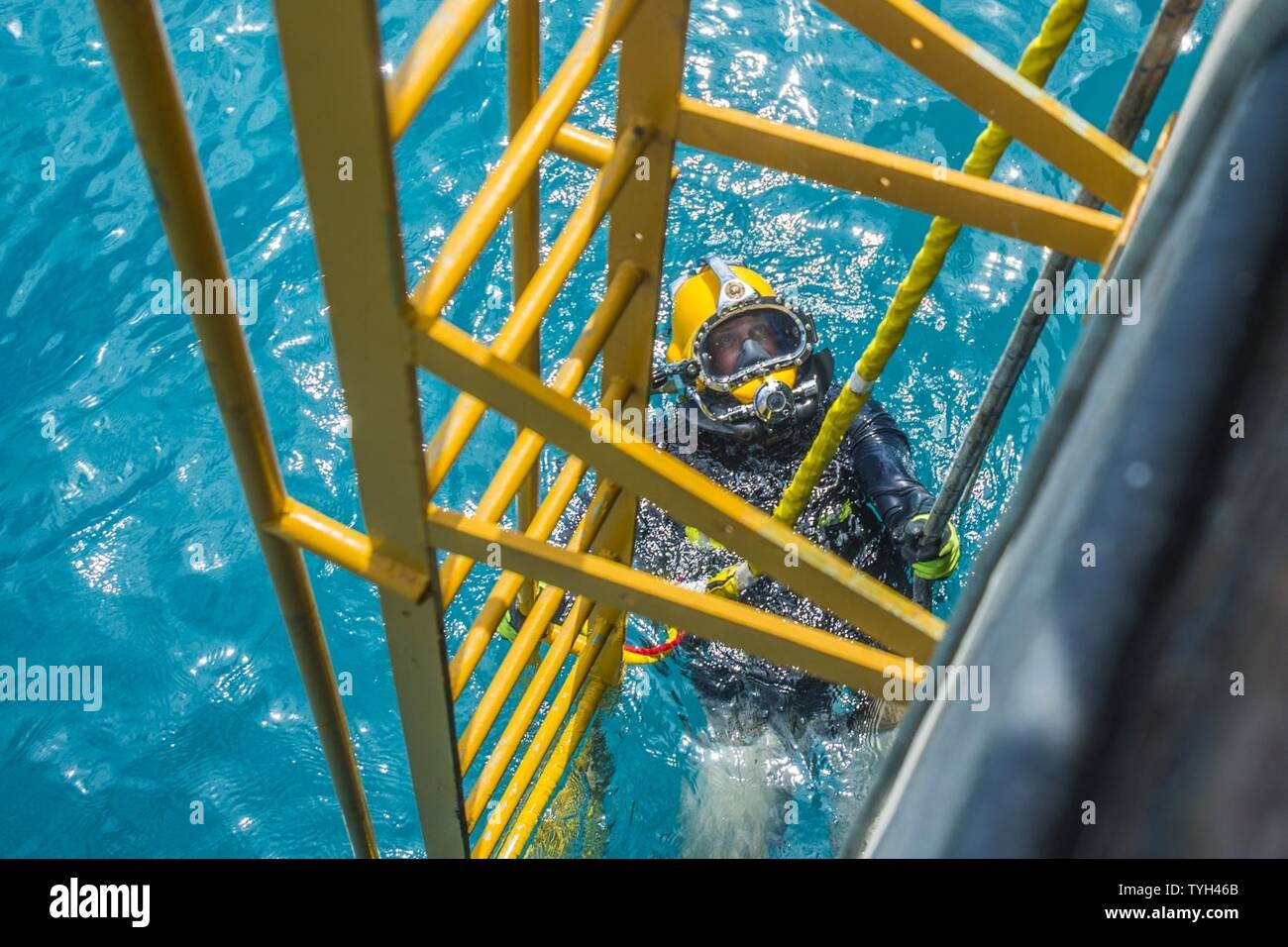 Petty Officer 2nd Class Sean McHugh, assigned to Underwater ...