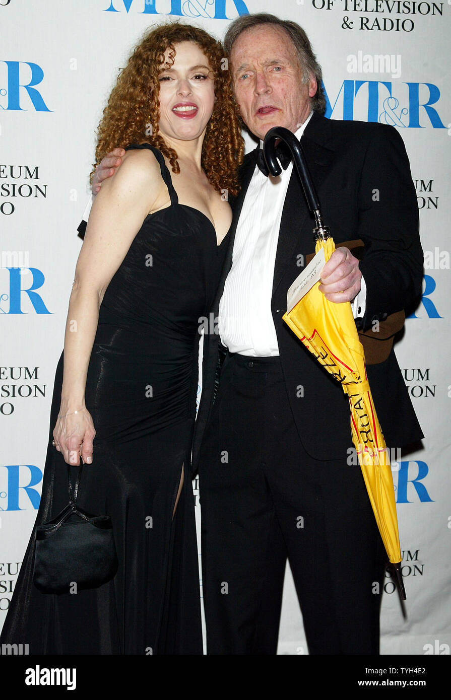 Bernadette Peters and Dick Cavett arrive for the Museum of Television ...