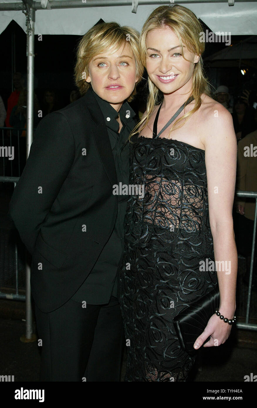 Ellen Degeneres And Girlfriend Portia De Rossi High Resolution Stock ...
