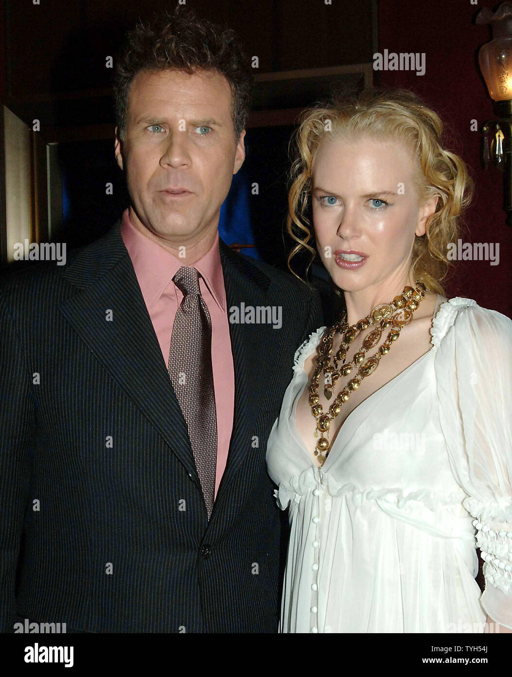 Actors Will Ferrell and Nicole Kidman attend the world premiere of ...