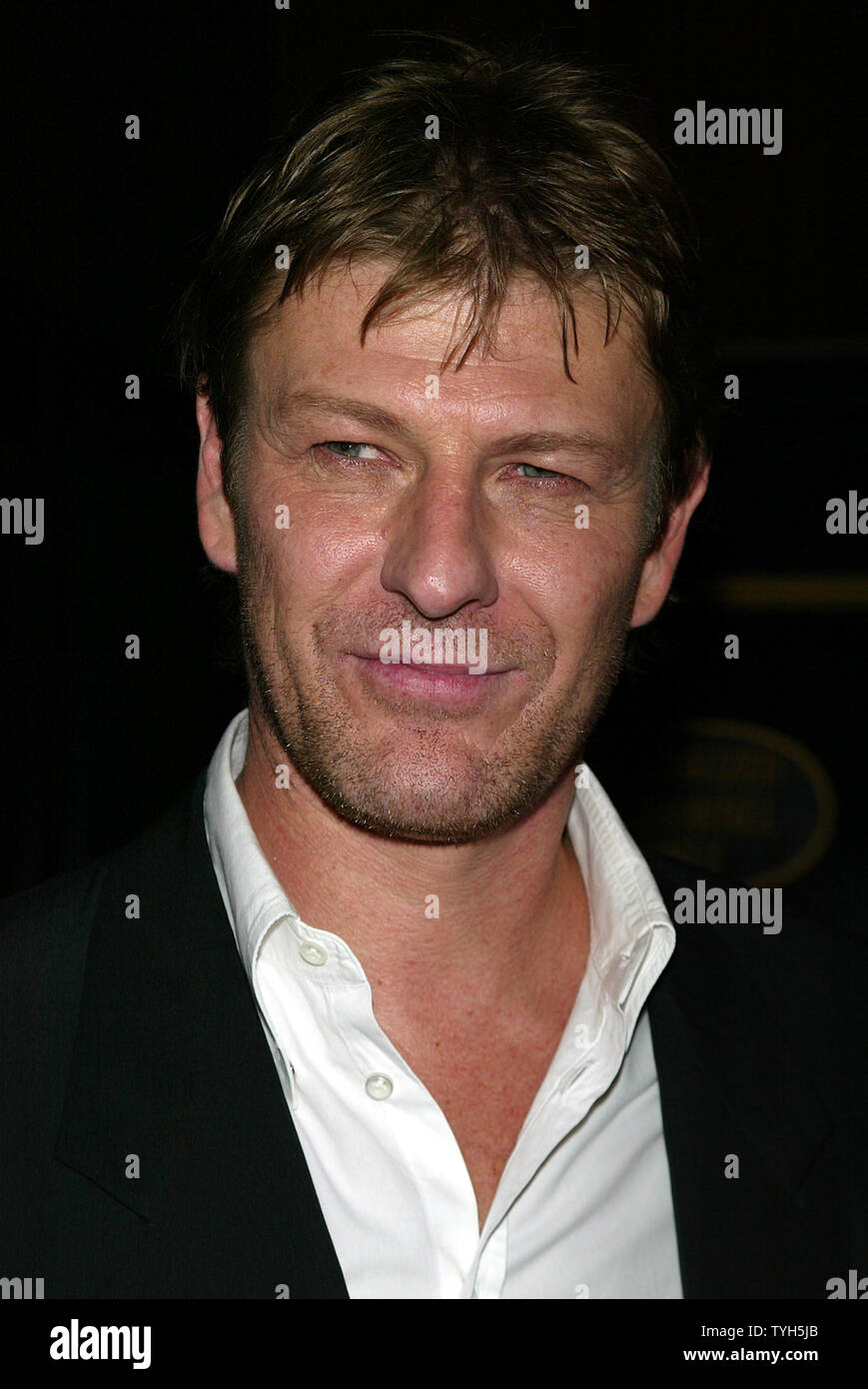 Sean Bean arrives for the premiere of his new movie "The Island" at the ...