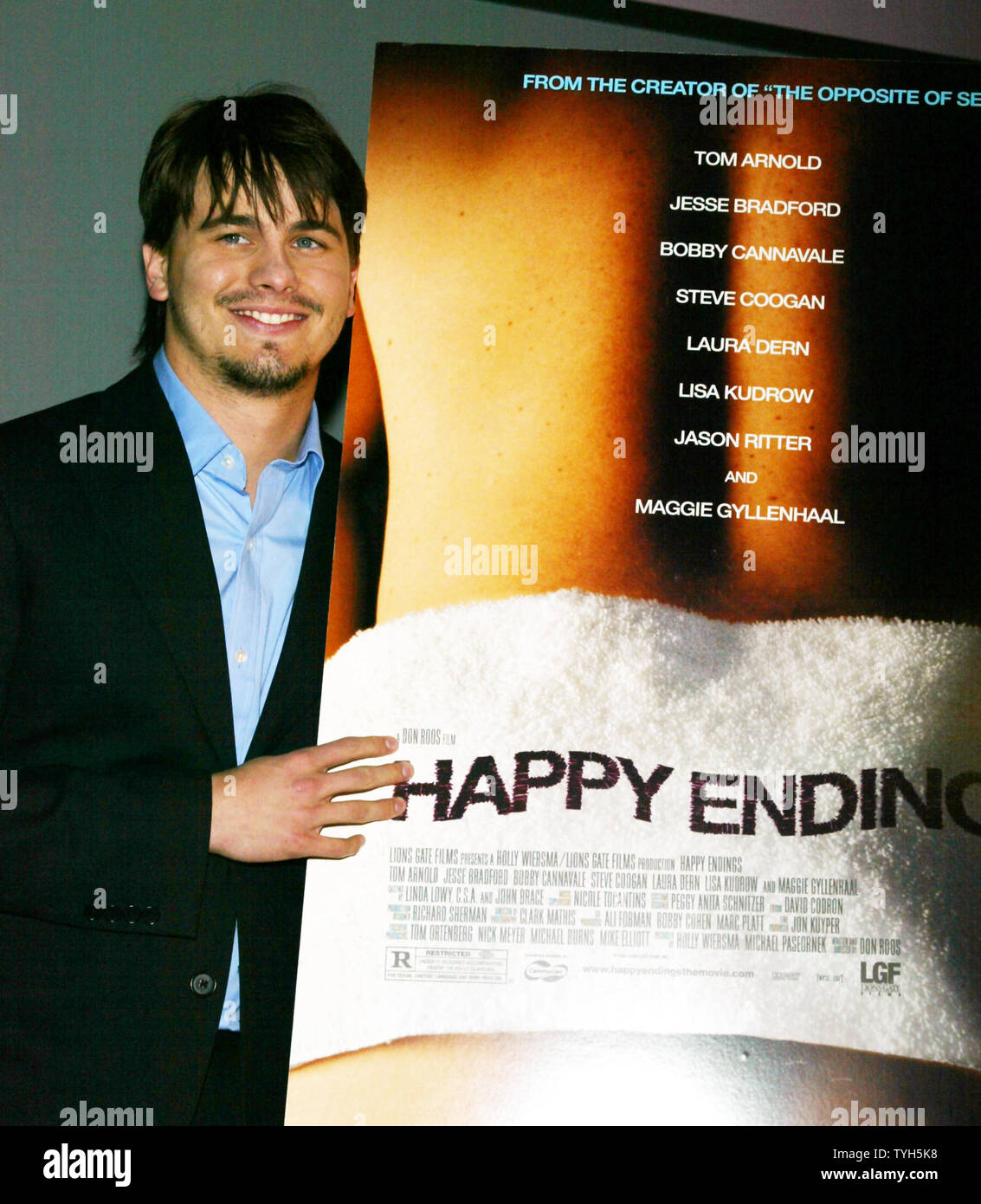Jason Ritter arrives for the premiere of his new movie "Happy Endings ...