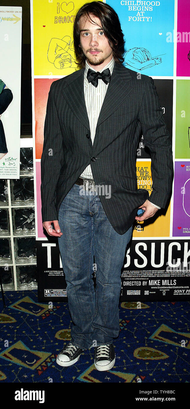 Lou Pucci arrives for the premiere of his new movie "Thumbsucker" at ...