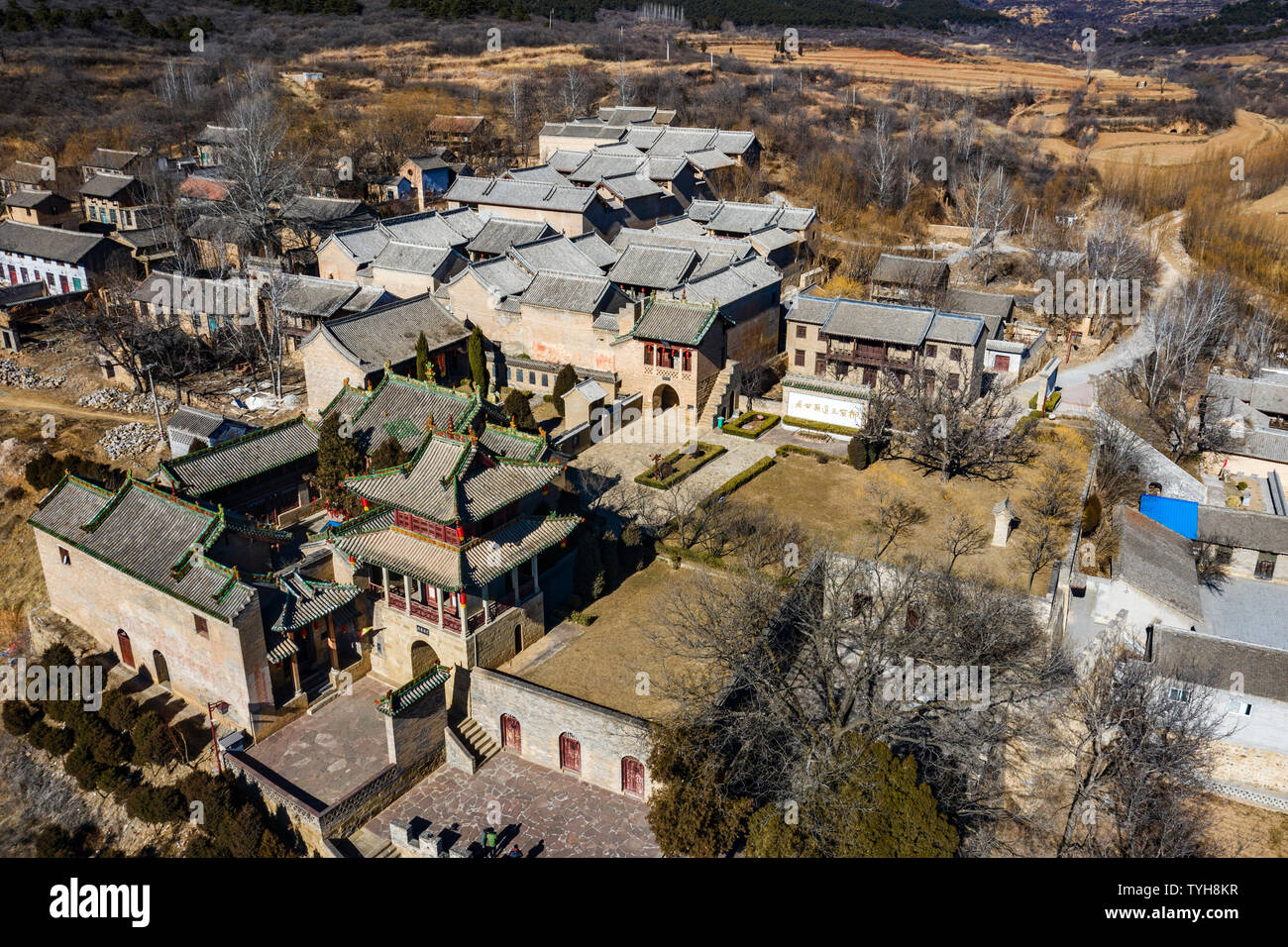 Ancient architecture, ancient villages, small towns with chinese ...