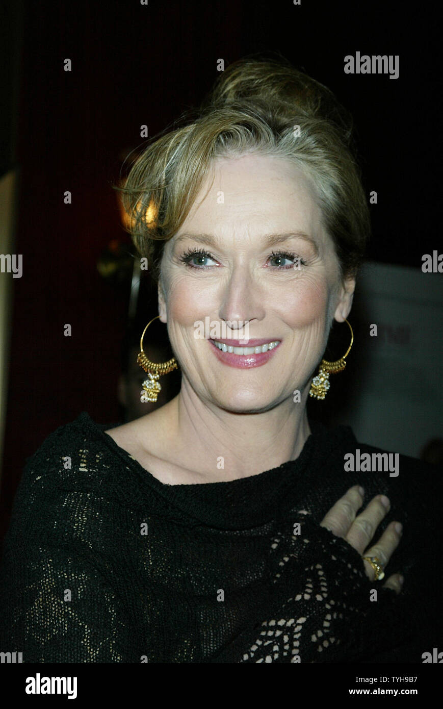 Meryl Streep arrives for the premiere of her new movie "Prime" at the ...