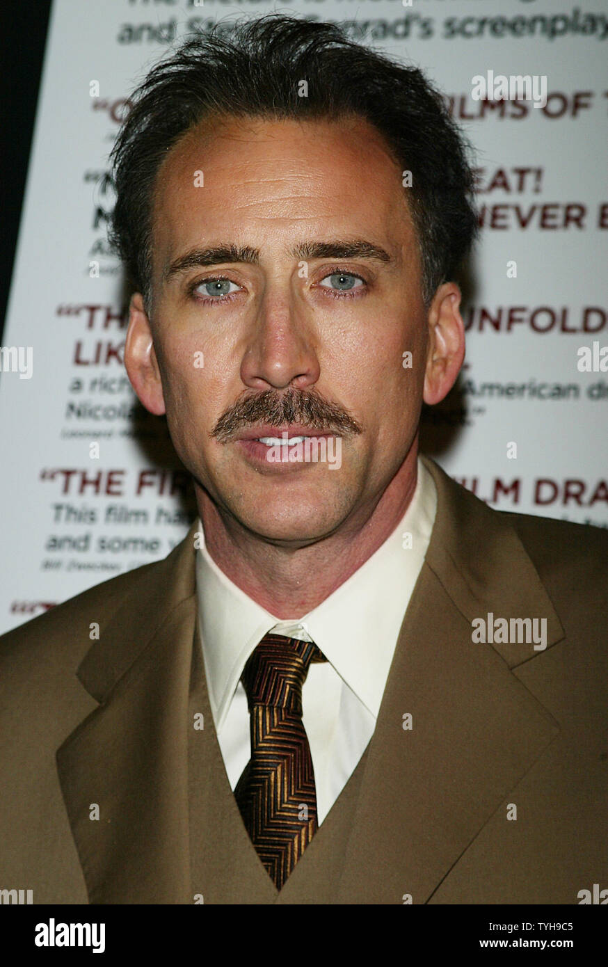 Nicolas Cage arrives for the premiere of his new movie "The Weatherman ...