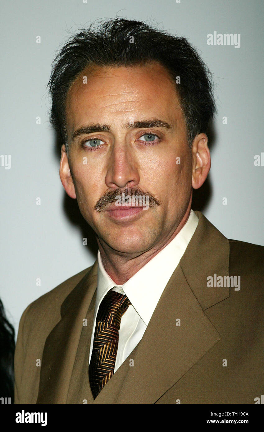 Nicolas Cage arrives for the premiere of his new movie "The Weatherman ...