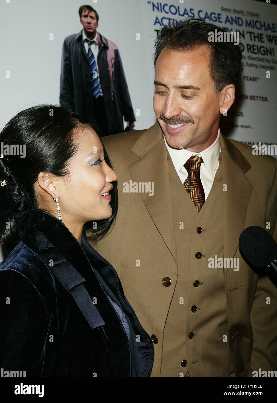 Nicolas Cage and wife arrive for the premiere of his new movie "The ...