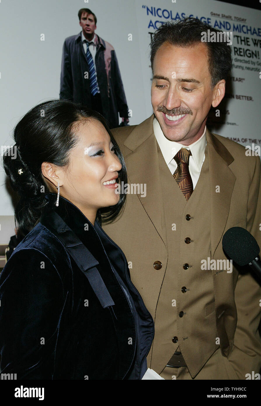 Nicolas Cage and wife arrive for the premiere of his new movie "The ...