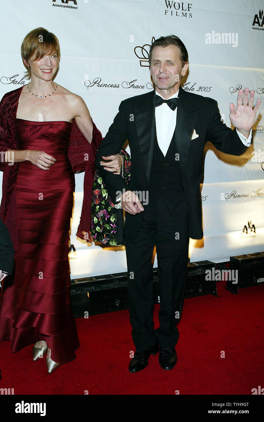 Mikhail Baryshnikov and wife arrive for the 2005 Princess Grace Awards ...