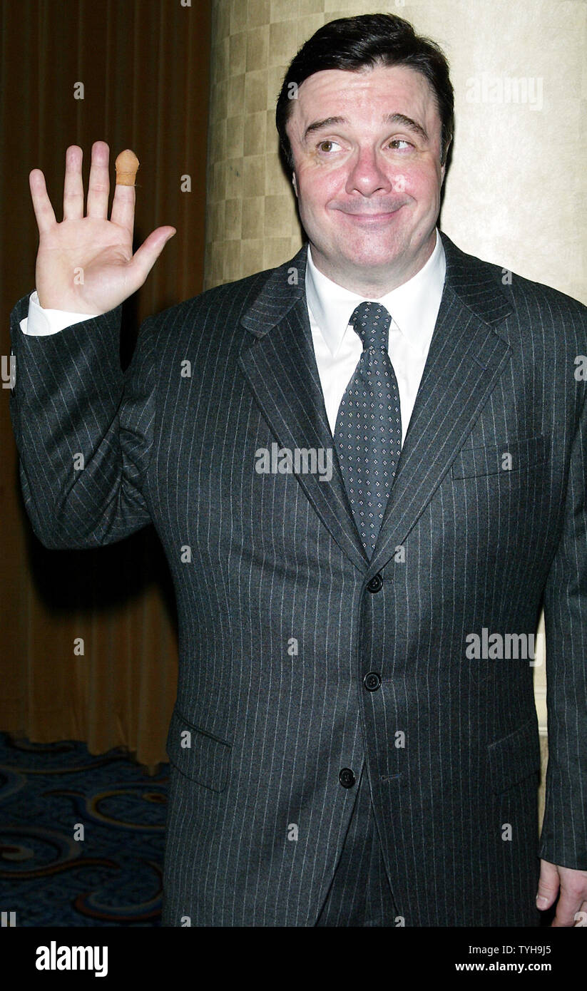 Nathan Lane arrives at his opening night party for the Broadway revival ...