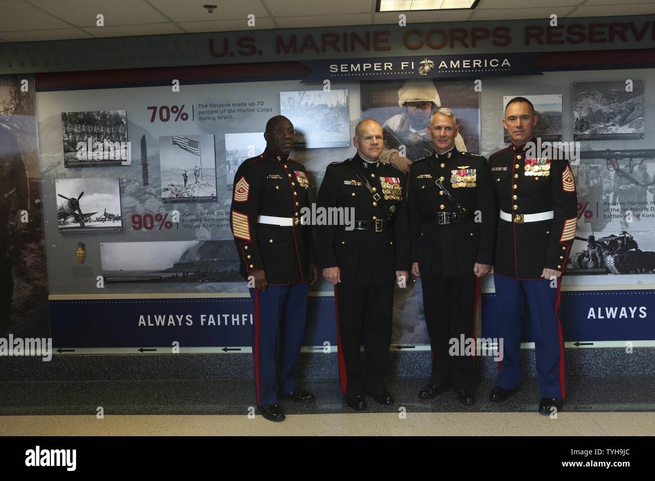 From left, Sgt. Maj. of the Marine Corps Sgt. Maj. Ronald L. Green ...