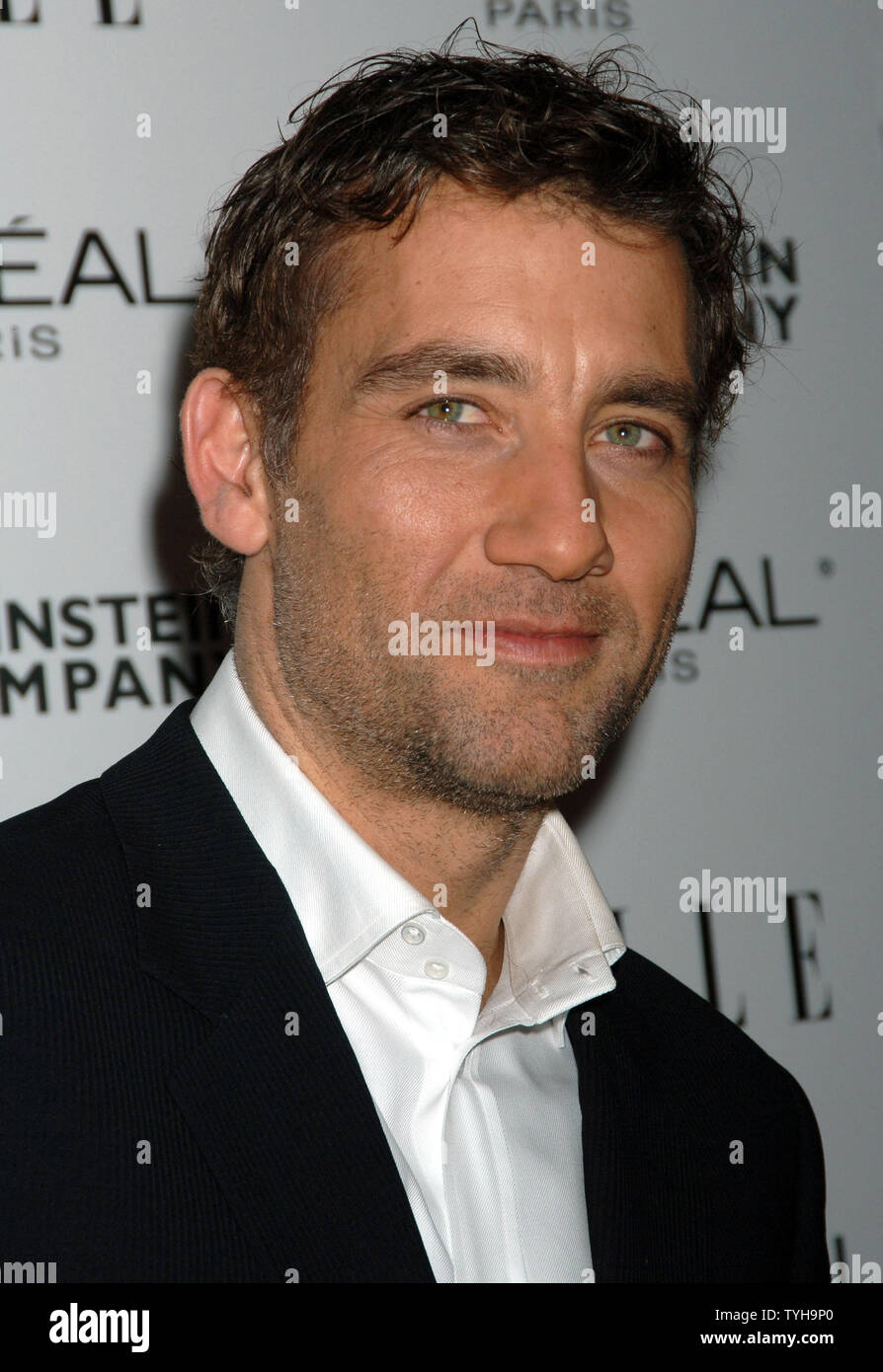 Actor Clive Owen attends the Oct. 30, 2005 New York premiere for his ...