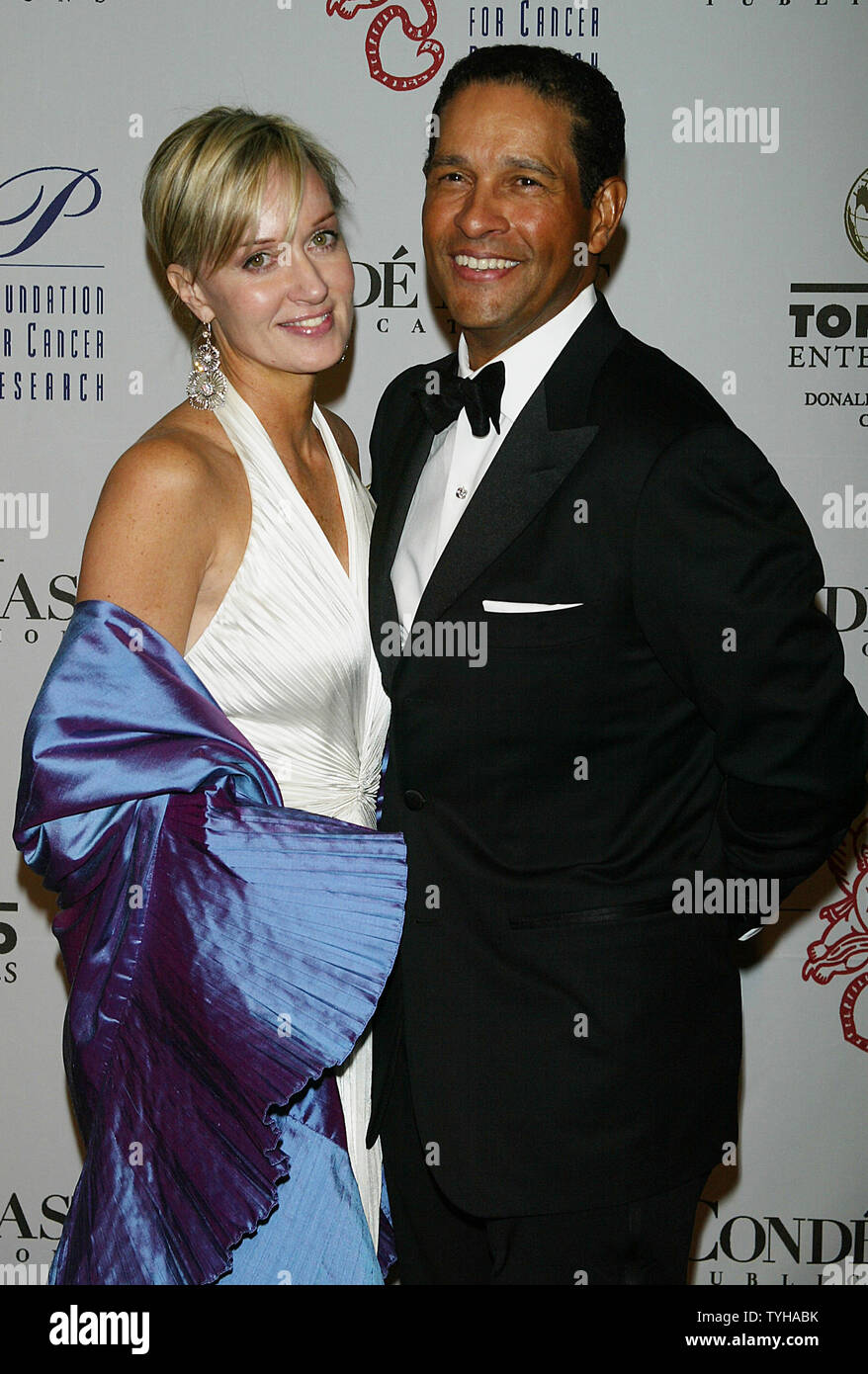 Bryant Gumbel and wife arrive for the G&P Foundation Angel Ball 2005 at ...
