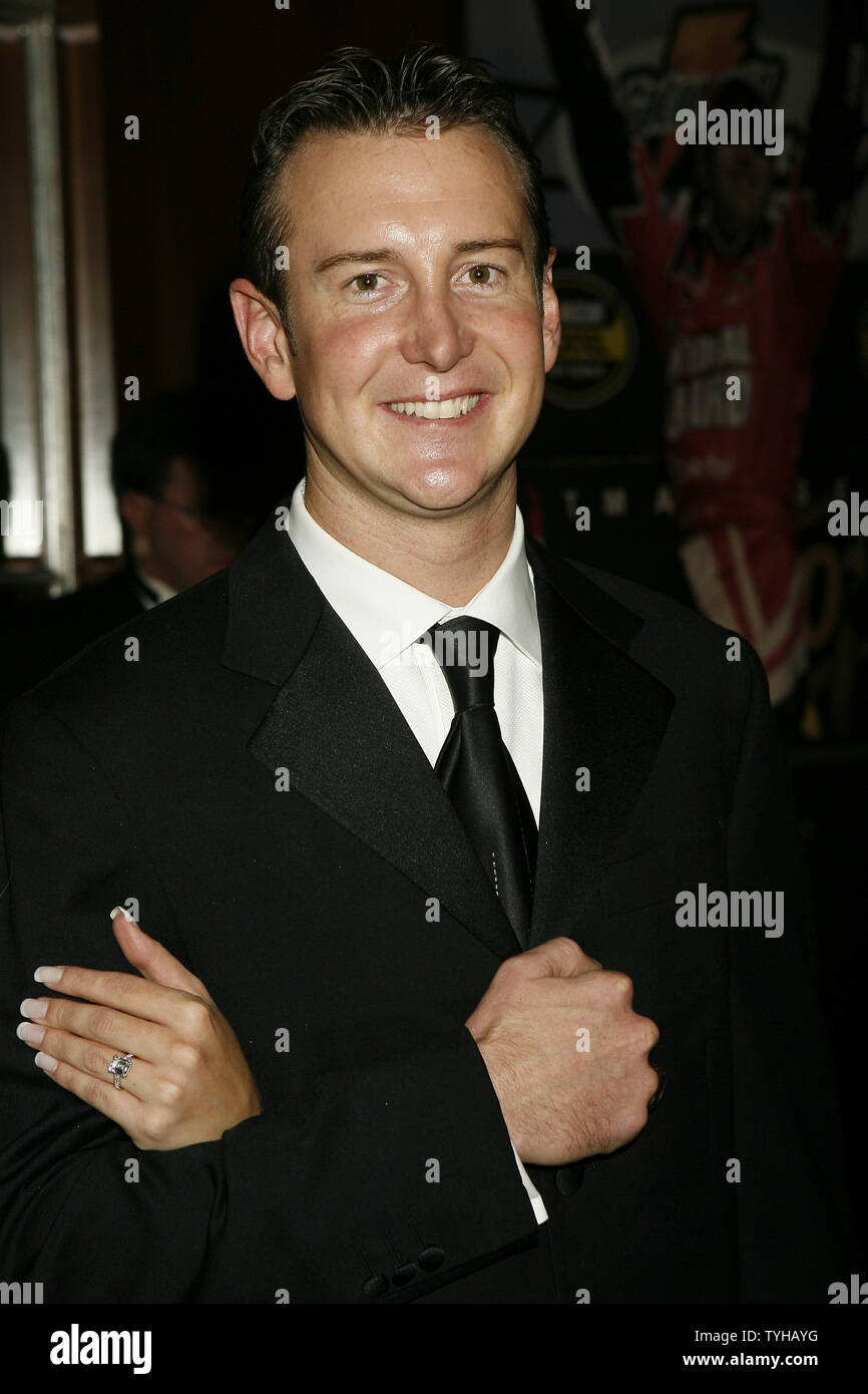 Kurt Busch arrives for the Nascar Nextel Cup Series Awards Ceremony at ...