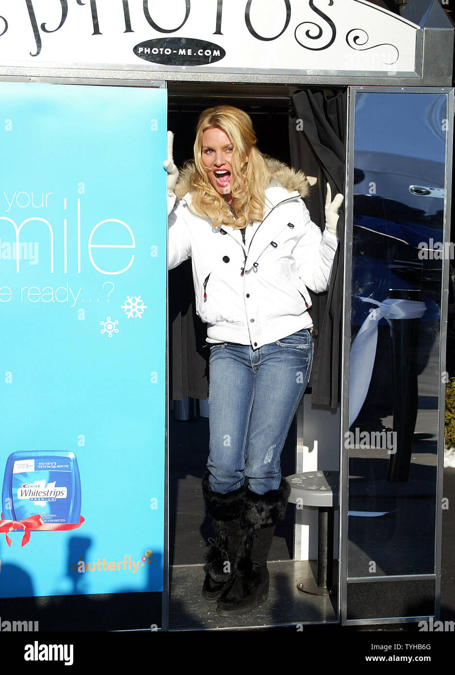 Nicollette Sheridan officially opens the Crest Whitestrips Premium's ...