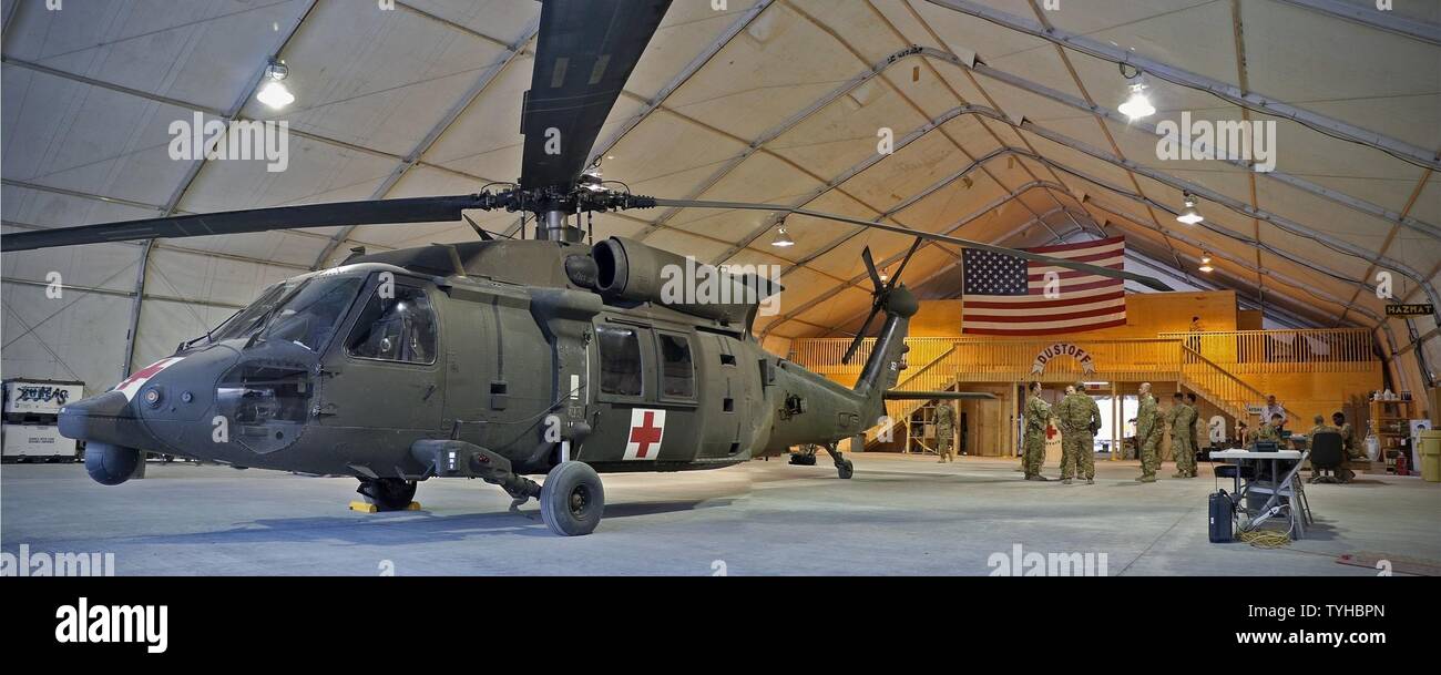 A view of the newly build MEDVAC facility at Bagram Air Field in ...