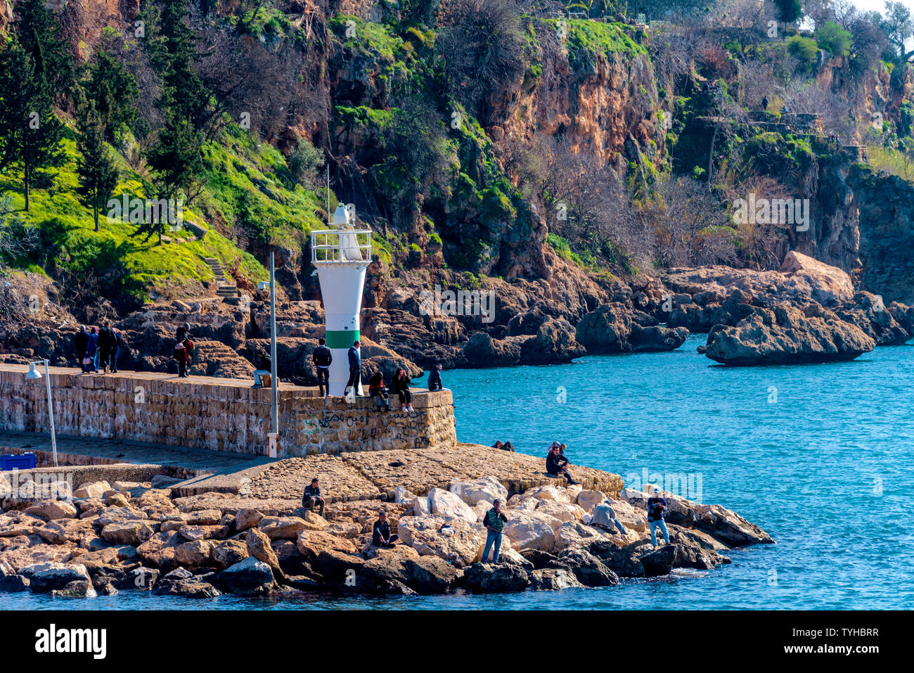 Port of Antalya, Turkey Stock Photo - Alamy