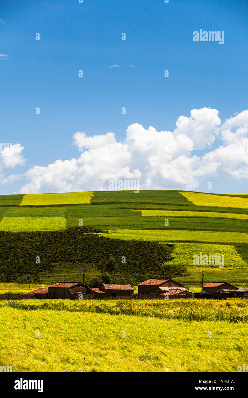 Rural clouds and comfortable weather fields hi-res stock photography ...