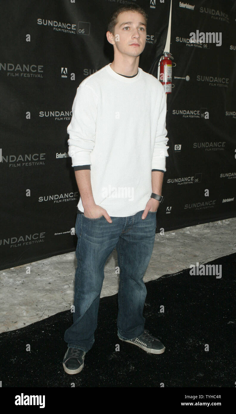 Shia La Boeuf arrives to a screening of the movie, A Guide to ...