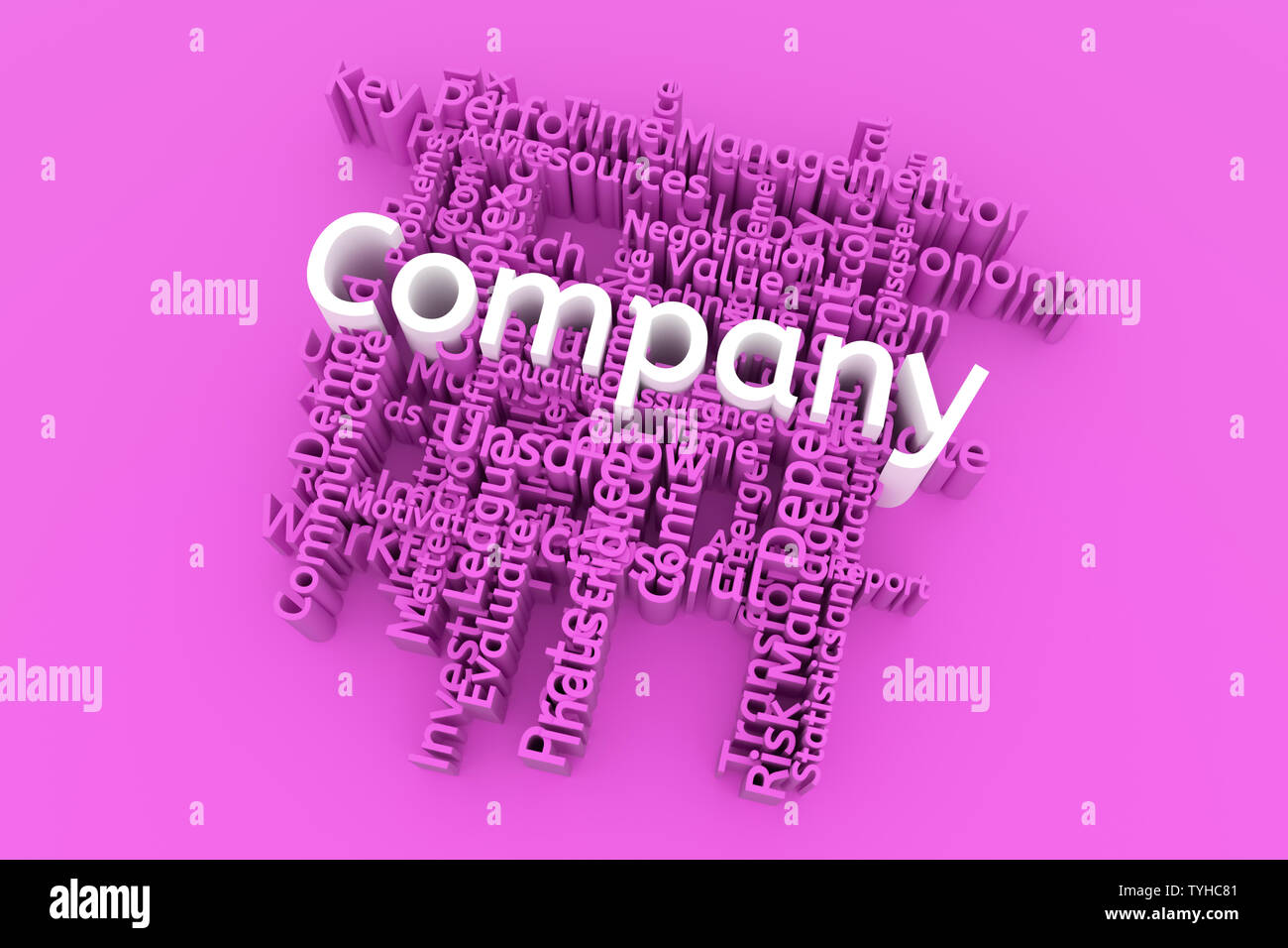 Company, business keyword and words cloud. For web page or design, as ...
