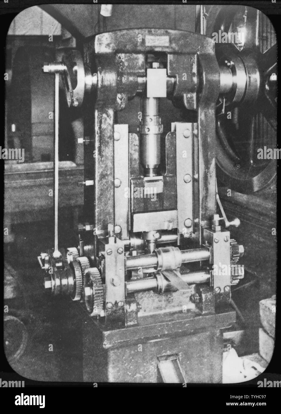 Punching Machine used for punching out blanks or planchets from uniform ...