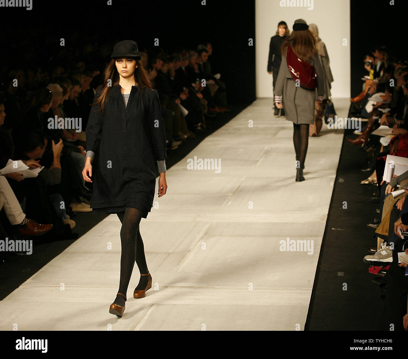 A model walks down the runway at the Mark by Marc Jacobs fashion show ...