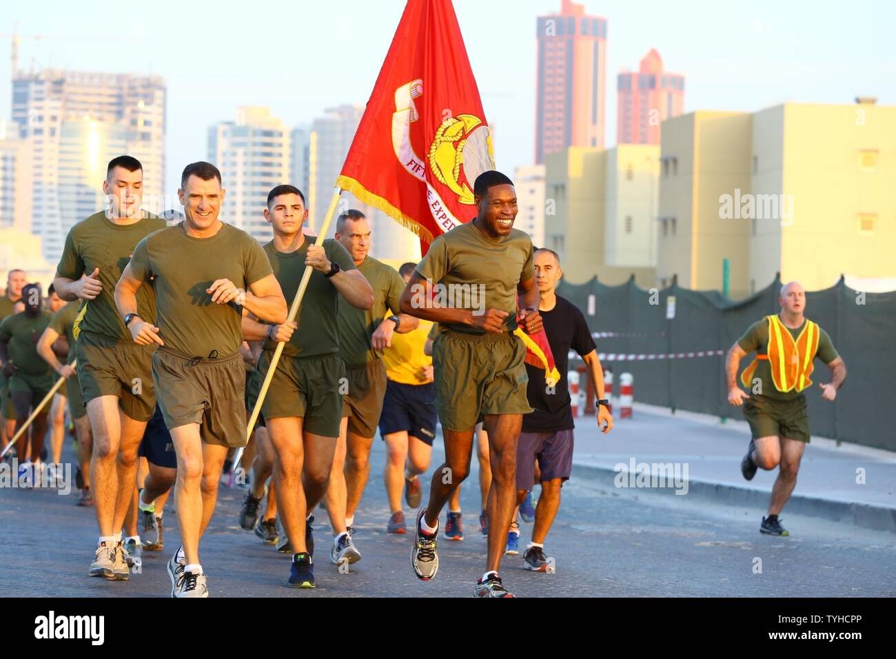 U.S. Marines Brig. Gen. Francis L. Donovan (left), Commanding General ...