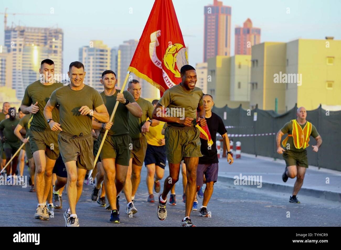 U.S. Marines Brig. Gen. Francis L. Donovan (left), Commanding General ...