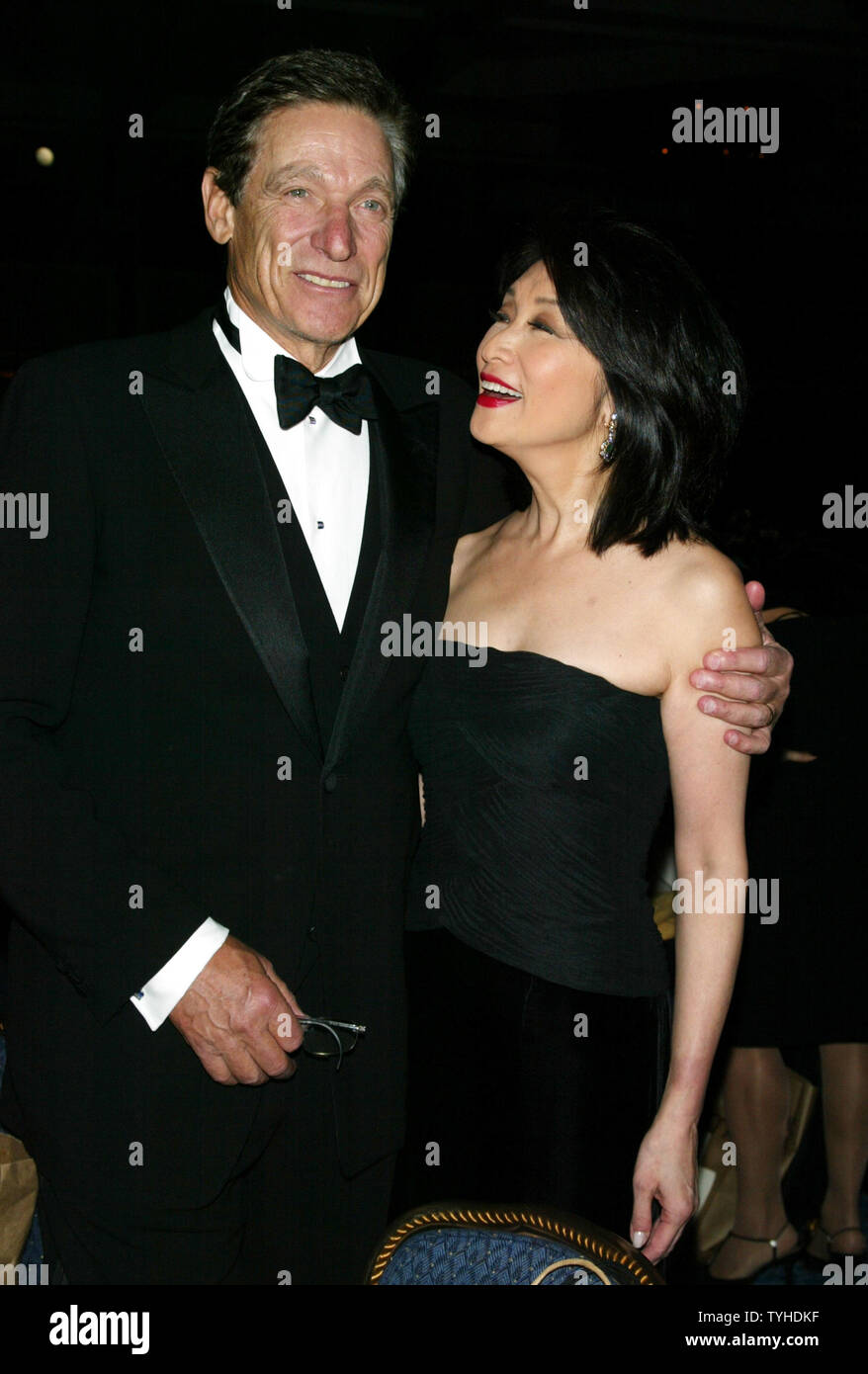 Connie Chung and husband Maury Povich arrive for the 49th Annual New ...