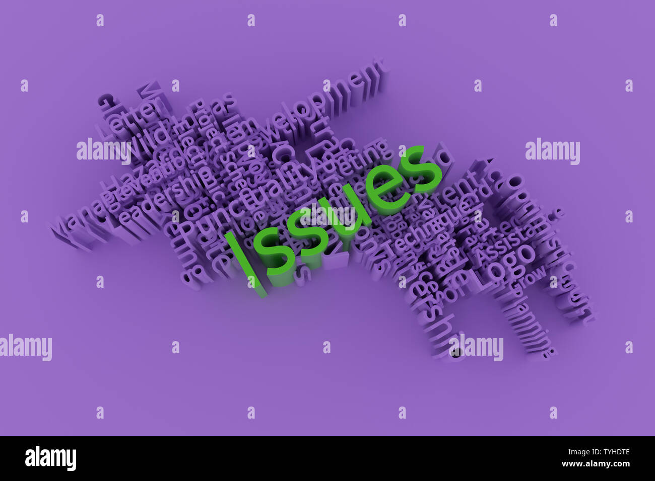 Issues, business keyword and words cloud. For web page or design, as ...