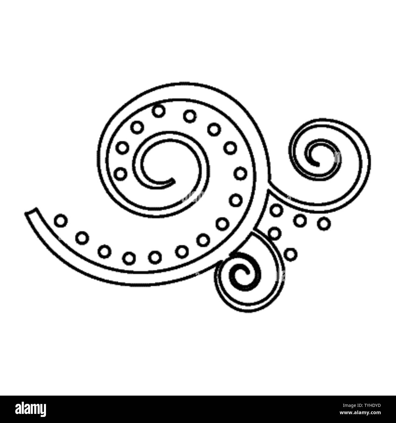arabesque symbol over white background Stock Vector Image & Art - Alamy