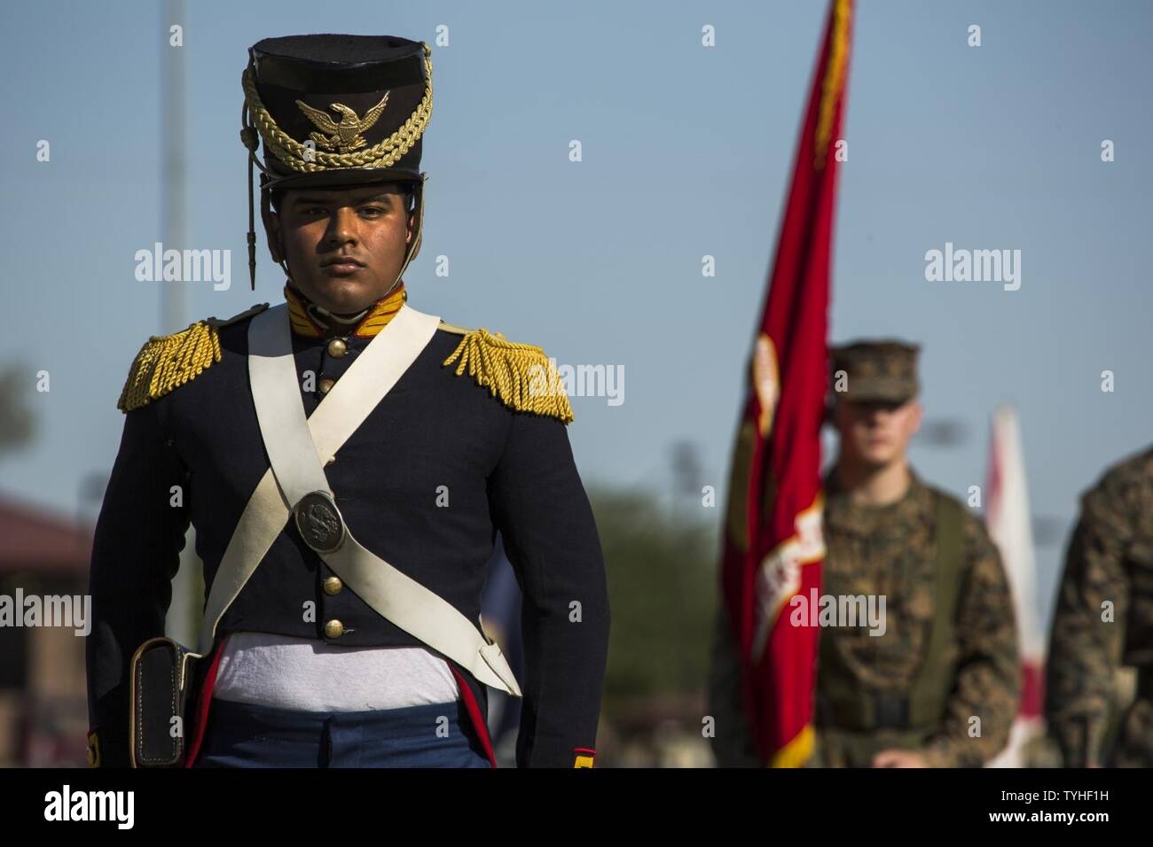 U.S. Marine Corps Lance Cpl George Melendez with Headquarters and ...
