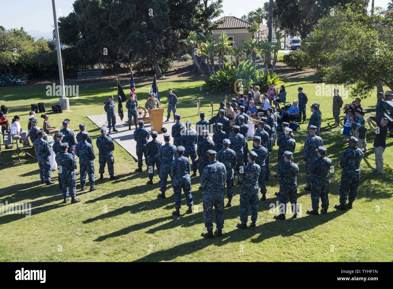 SAN DIEGO (Nov. 10, 2016) Capt. Jay Hennessey, commanding officer ...
