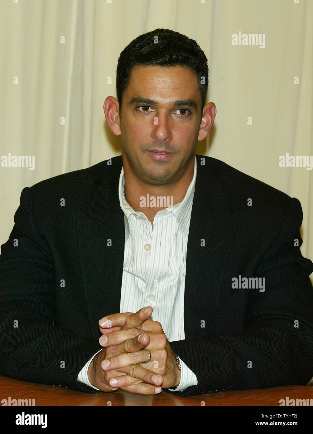 Jorge Posada signs copies of his new book "Play Ball" at Barnes & Noble ...