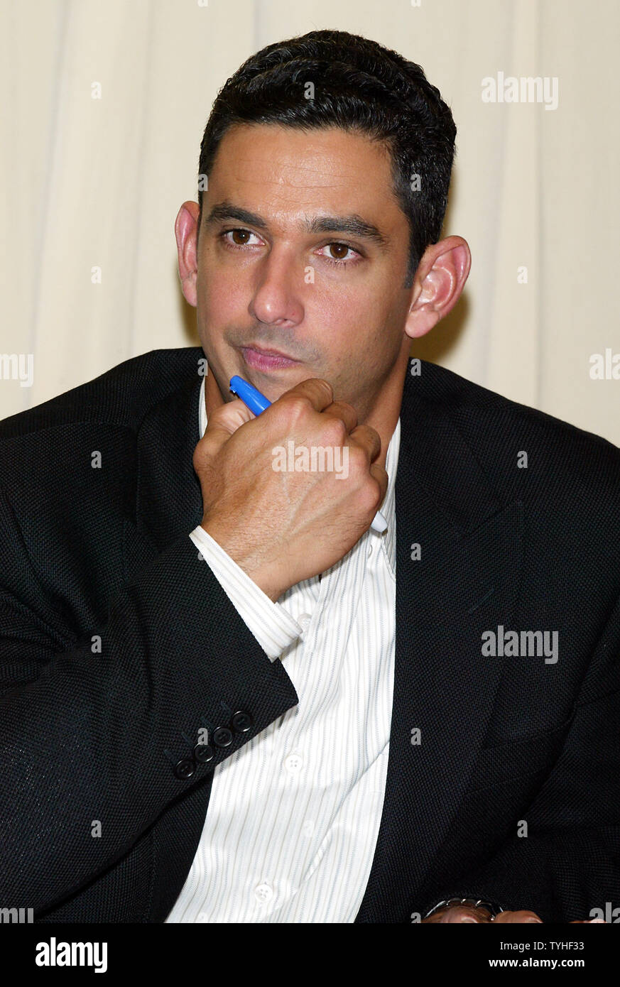 Jorge Posada signs copies of his new book "Play Ball" at Barnes & Noble ...