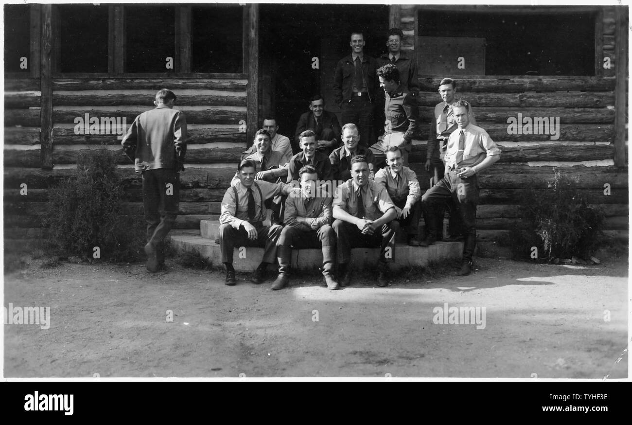 Ranger Trainees - 1938 Ranger Training Camp; Scope and content: This is ...