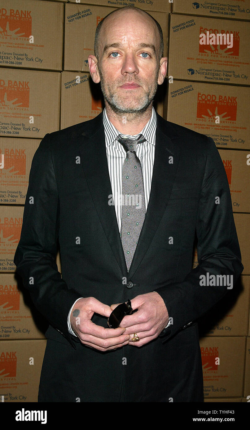 Michael Stipe arrives for the Food Bank For New York City's "Can-Do ...