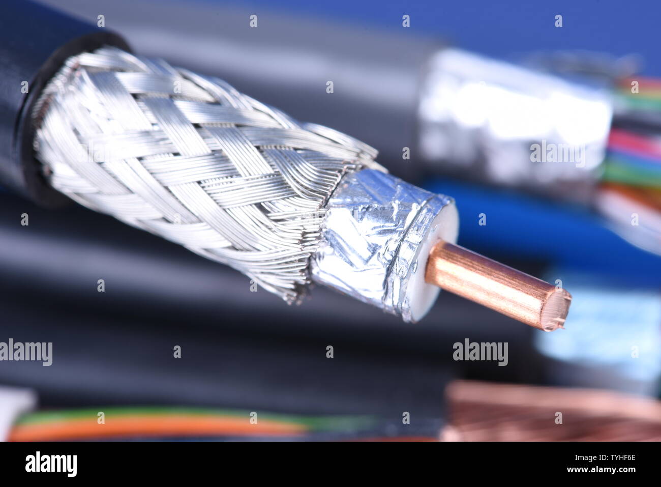 Close up cable connection hi-res stock photography and images - Alamy