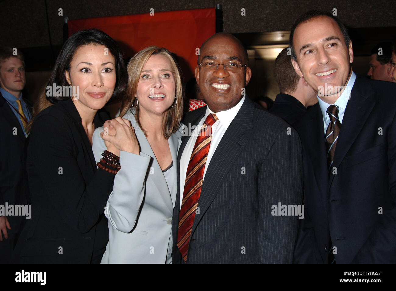 Ann Curry, Meredith Vieira, Al Roker and Matt Lauer of The Today Show arrive for the NBC ...