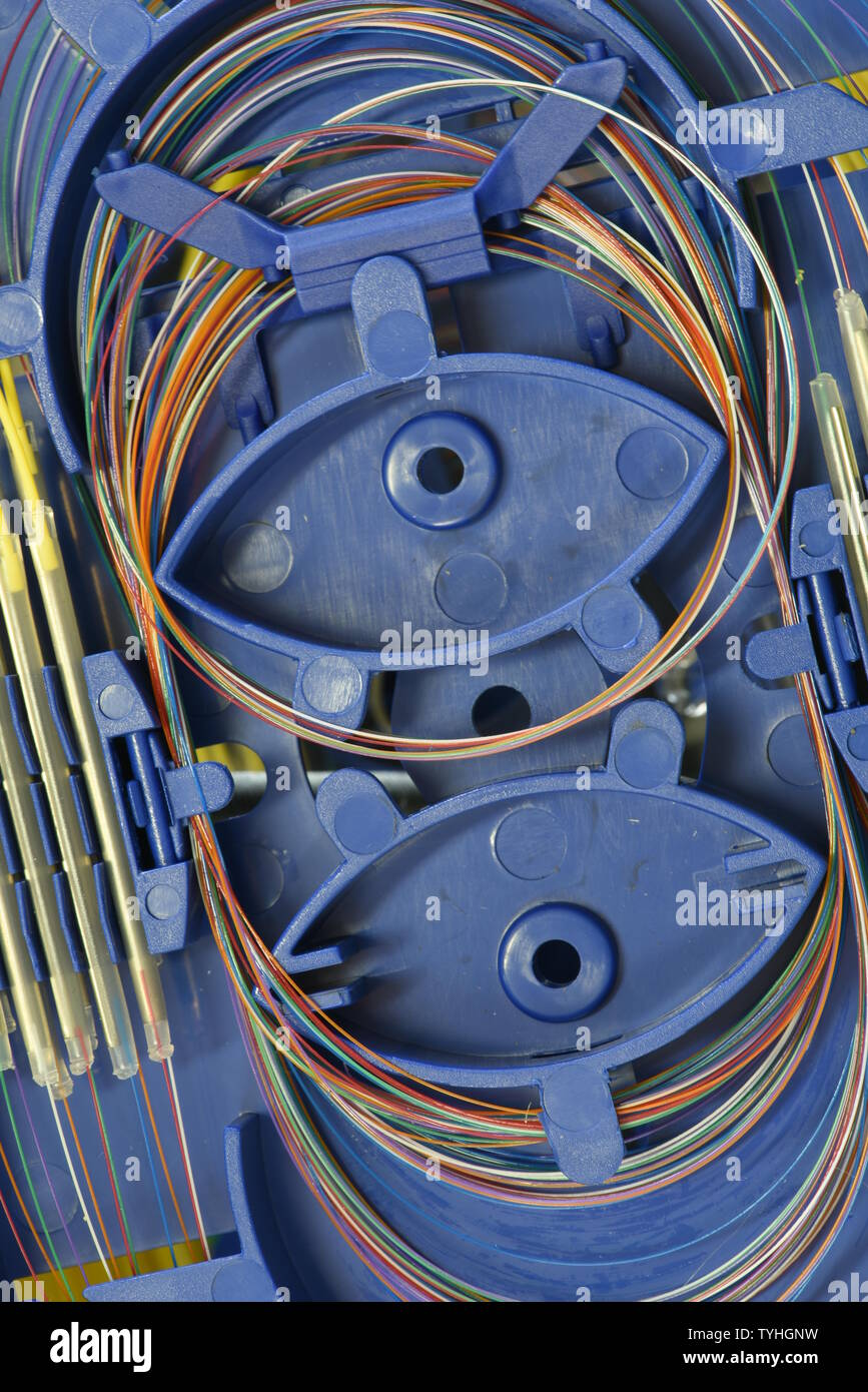 Fibre Optic Splice Tray Stock Photo - Alamy